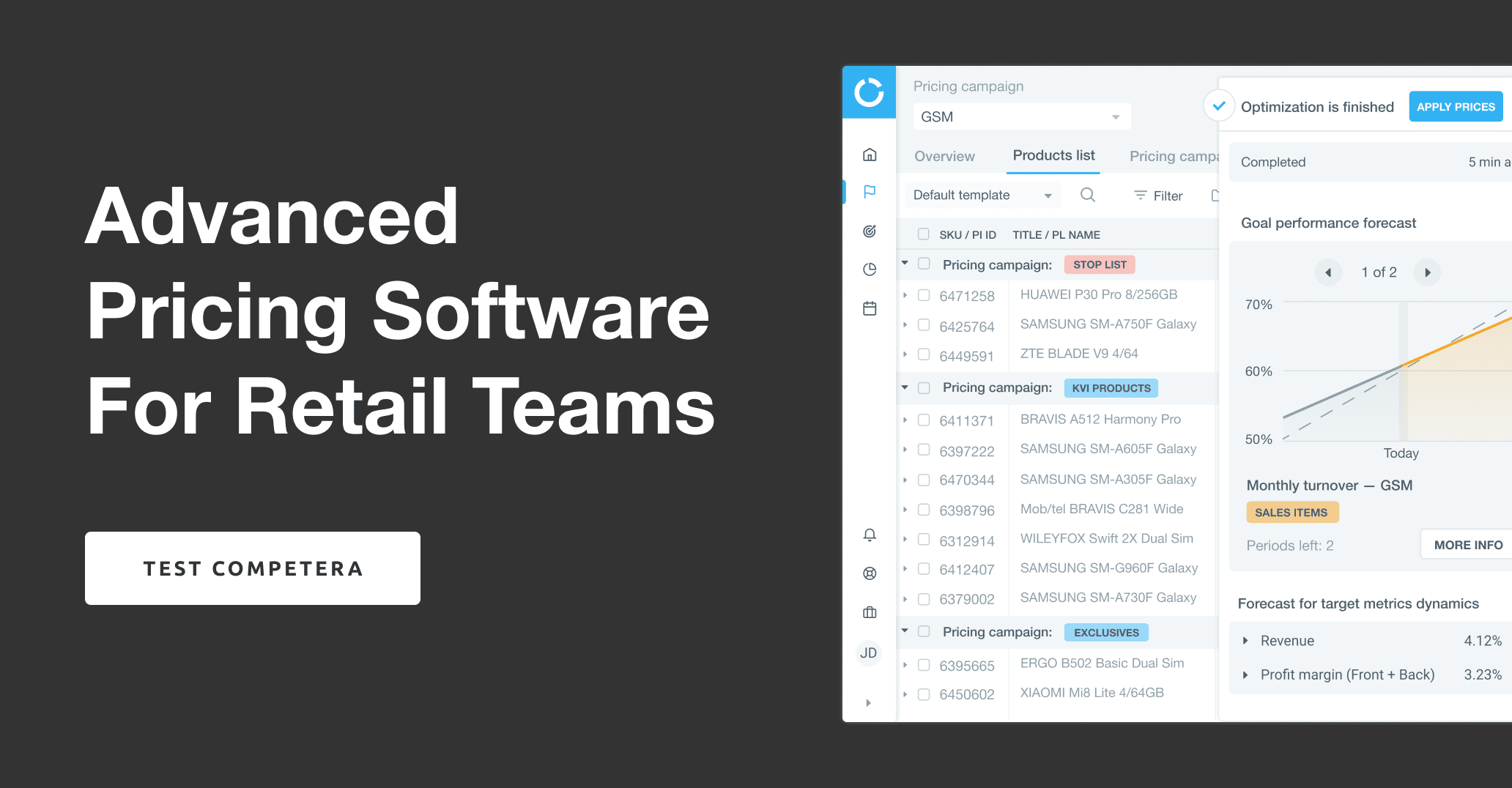 Advanced Pricing Software For Retailers From Competera.