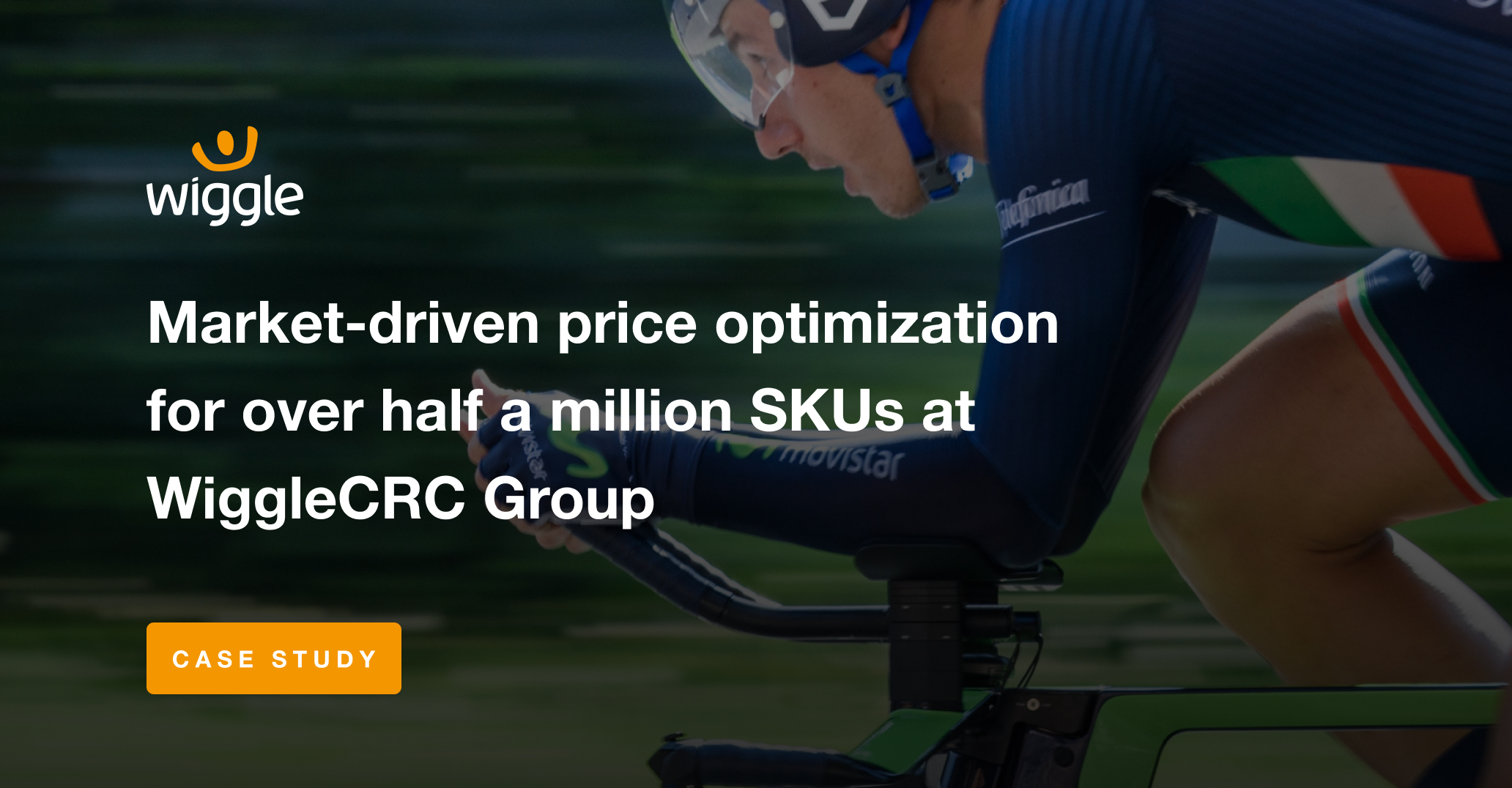 Competition-based price optimization at Wiggle